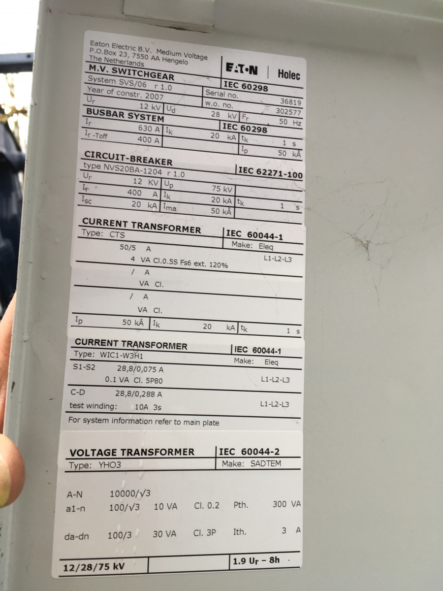 Eaton SVS06 Ring Main Unit KKmV - met meetveld | LV Trading B.V.