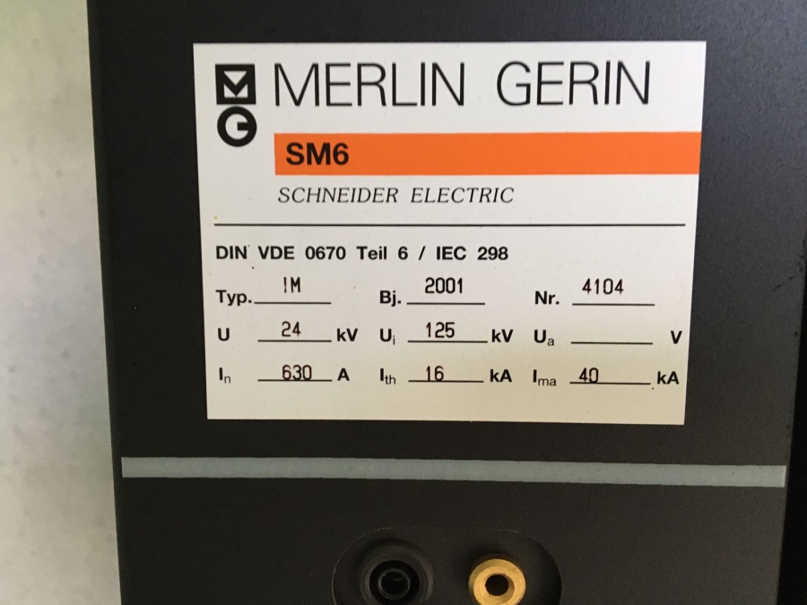 Merlin Gerin SM6 24kV 630A RMU Ring Main Unit | LV Trading B.V.